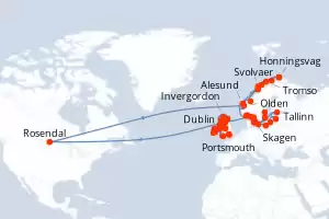 Croisières Tour du Monde en Juillet 2026, 3 itinéraires